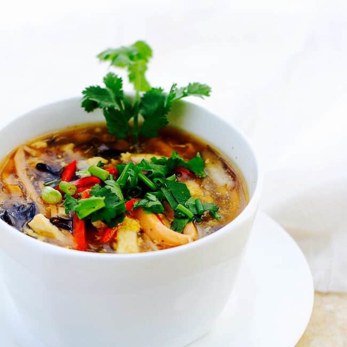 The Hirshon Sichuan Hot & Sour Soup - 酸辣湯 - The Food Dictator