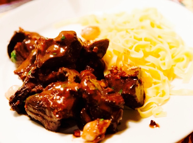 The Hirshon French Venison Stew - Civet De Chevreuil - The Food Dictator