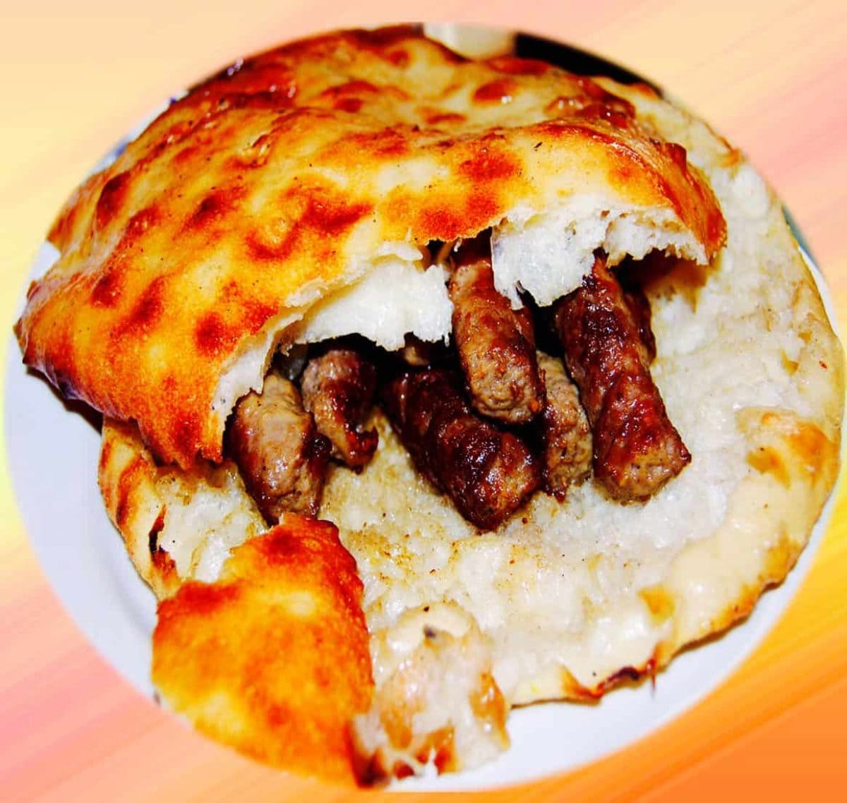 The Hirshon Serbian Sausage Sandwich - Ćevapi U Lepinji Sa Kajmakom ...