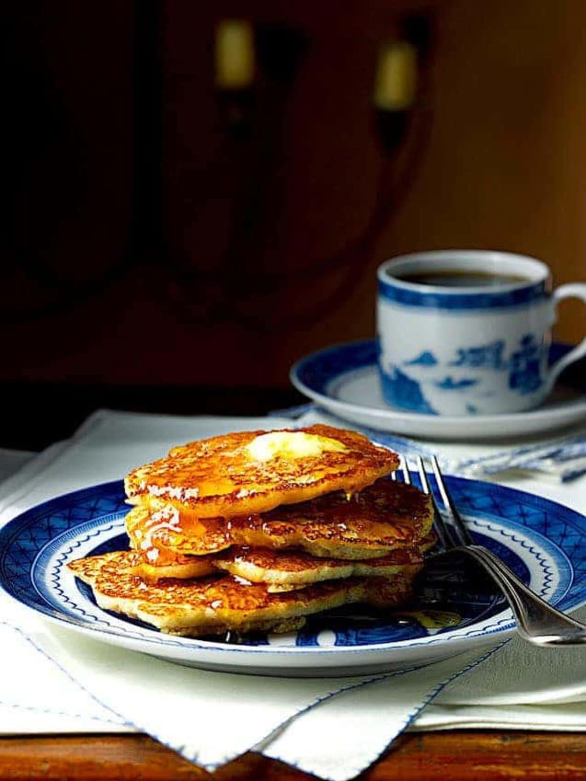 George Washington's Hoecakes With Butter And Syrup - The Food Dictator