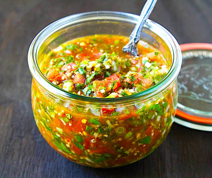 The Hirshon Chilean Salsa - Pebre - The Food Dictator
