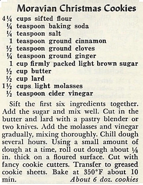 Moravian Christmas Cookies - The Food Dictator