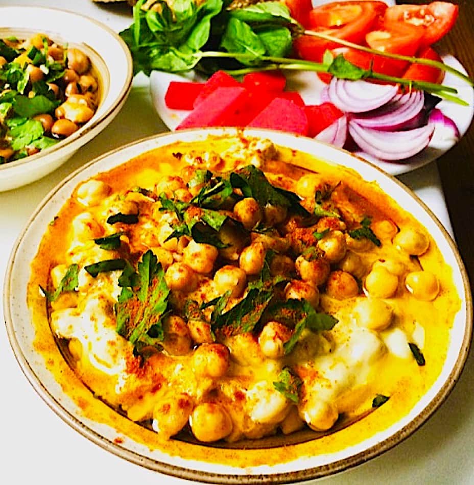 The Hirshon Syrian Whole Chickpea Hummus, Musabaha - مسبّحة - The Food ...