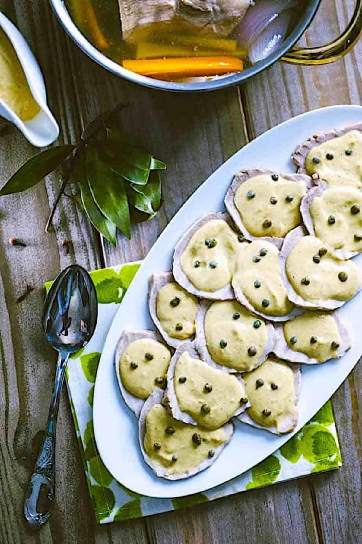 The Hirshon Italian Cold Veal With Tuna Sauce - Vitello Tonnato - The ...