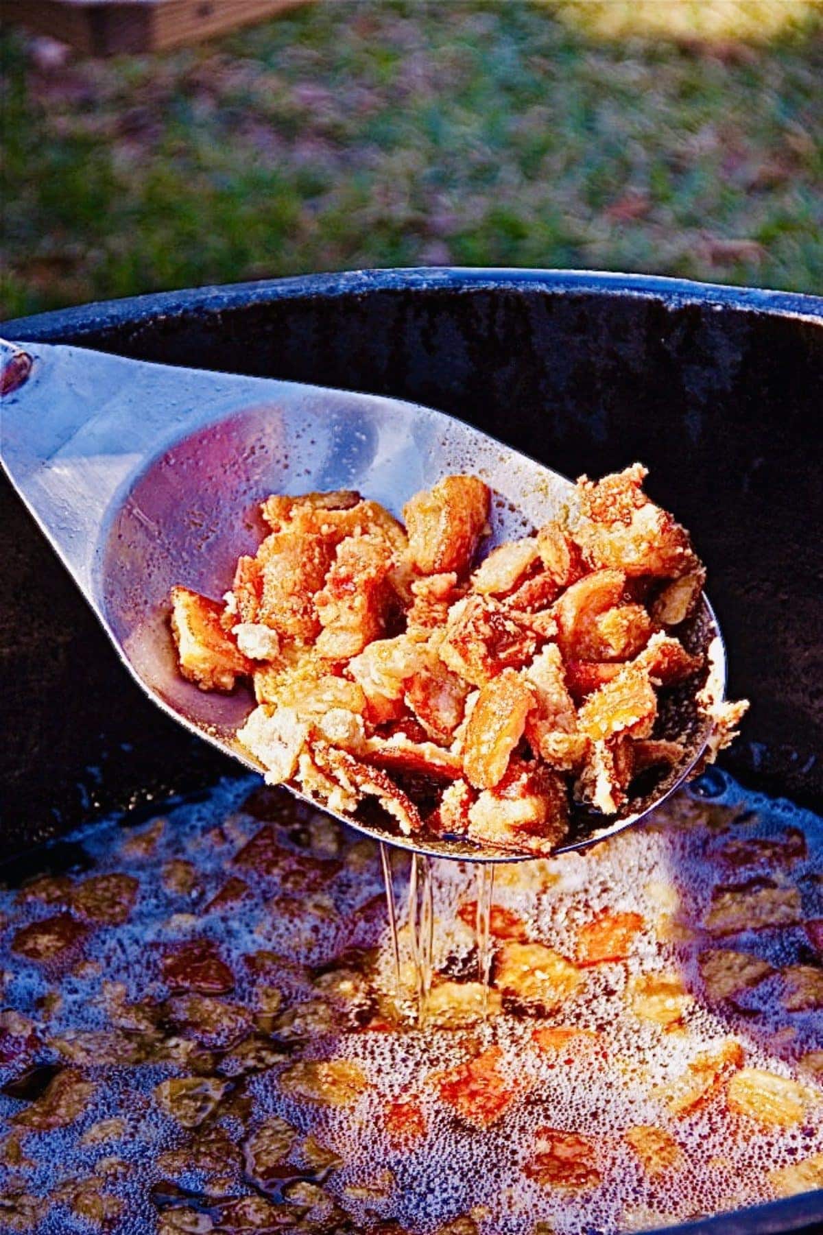 The Hirshon Super Bowl ‘Pigskin’ Cracklins - The Food Dictator