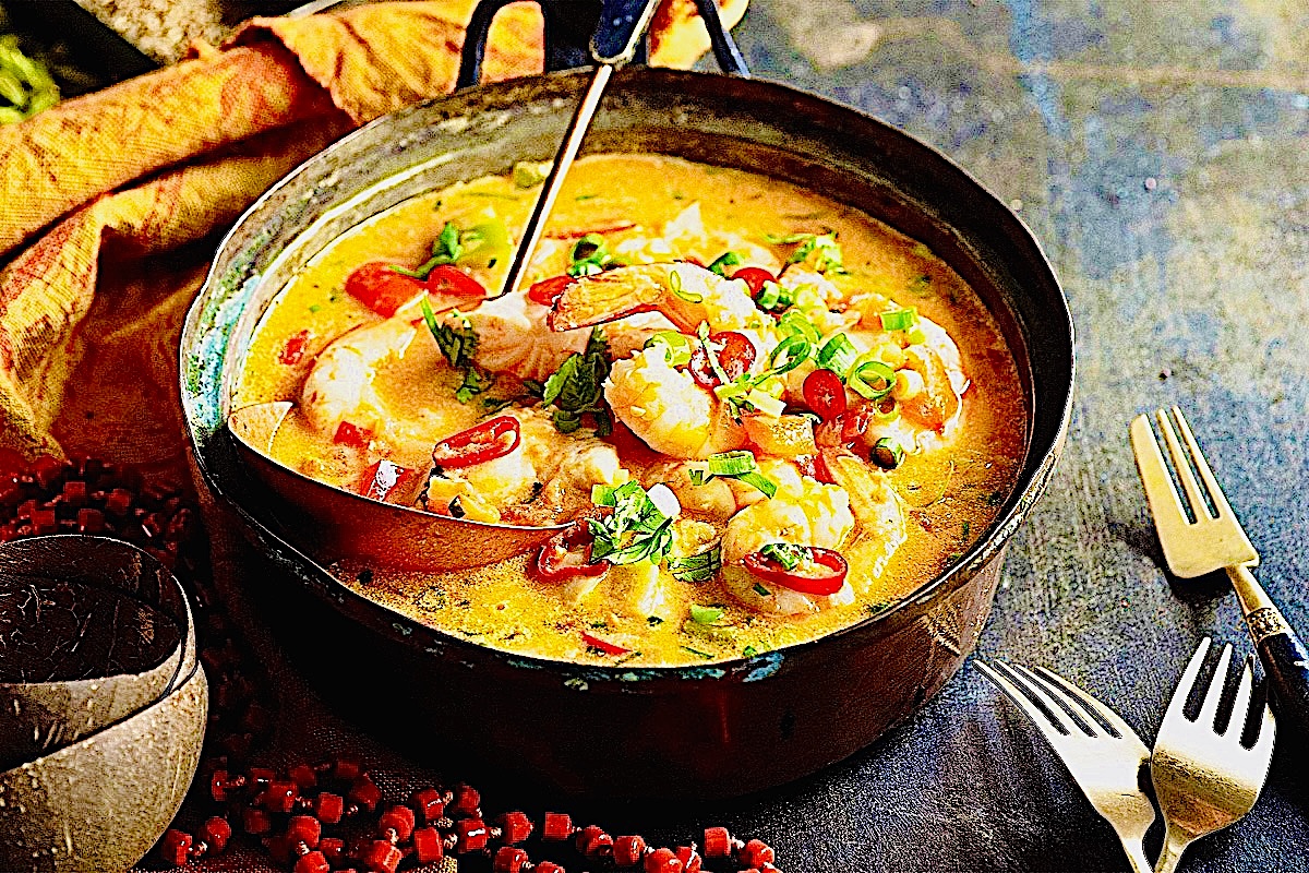 The Hirshon Brazilian Shrimp And Seafood Stew - Moqueca De Camarão E ...