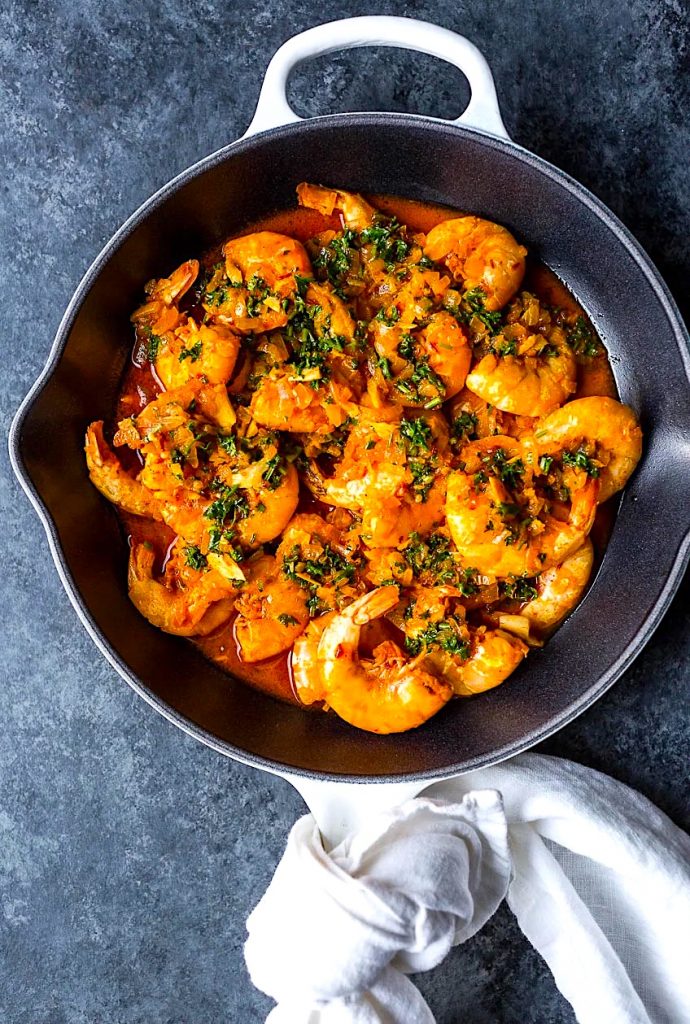 The Hirshon Mozambique Prawn Curry - Peri Peri Kari Camarão - The Food ...