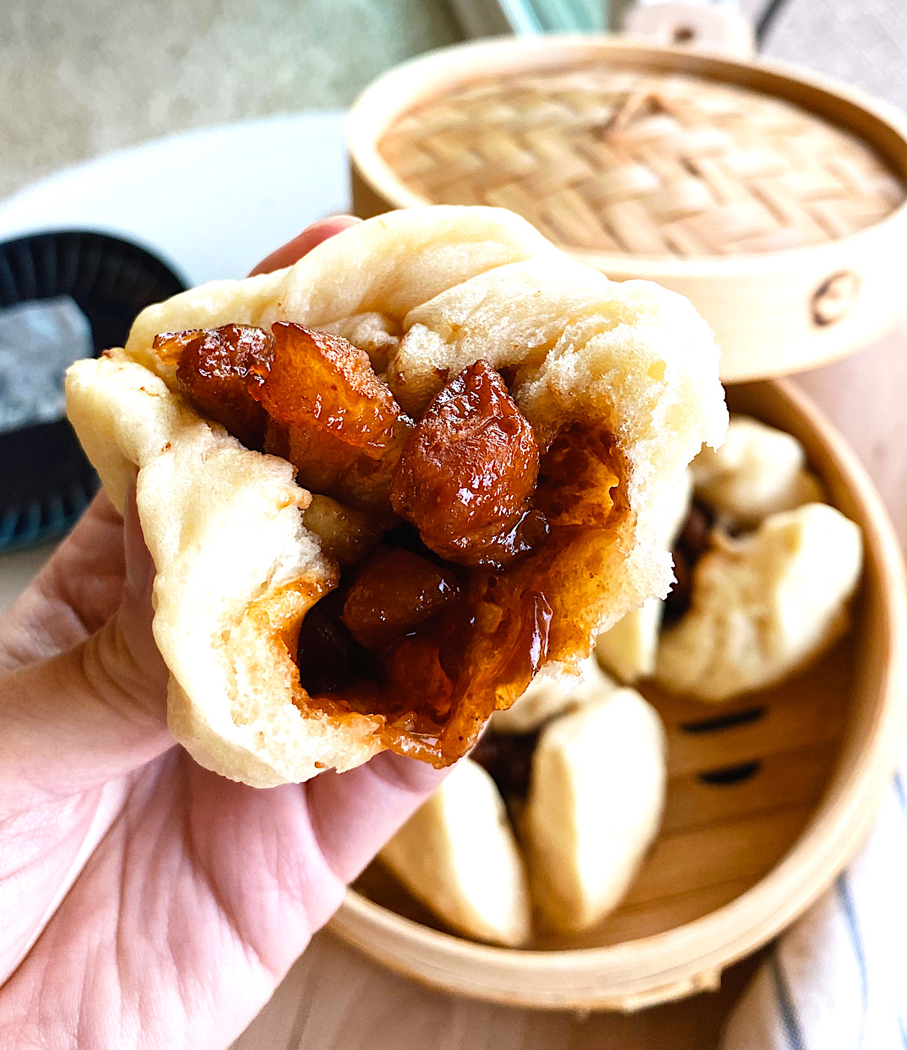 The Hirshon Cantonese Cha Siu Bao (Steamed BBQ Pork Buns) - 叉烧包 - The Food Dictator