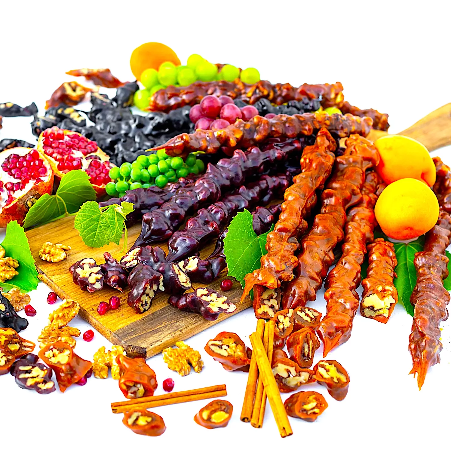 The Hirshon Georgian Churchkhela Fruit And Nut Candy - ჩურჩხელა - The ...