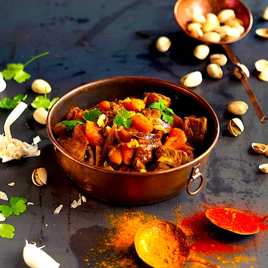 The Hirshon Medieval Mishmishiya Lamb And Apricot Tagine - مشمشمية ...