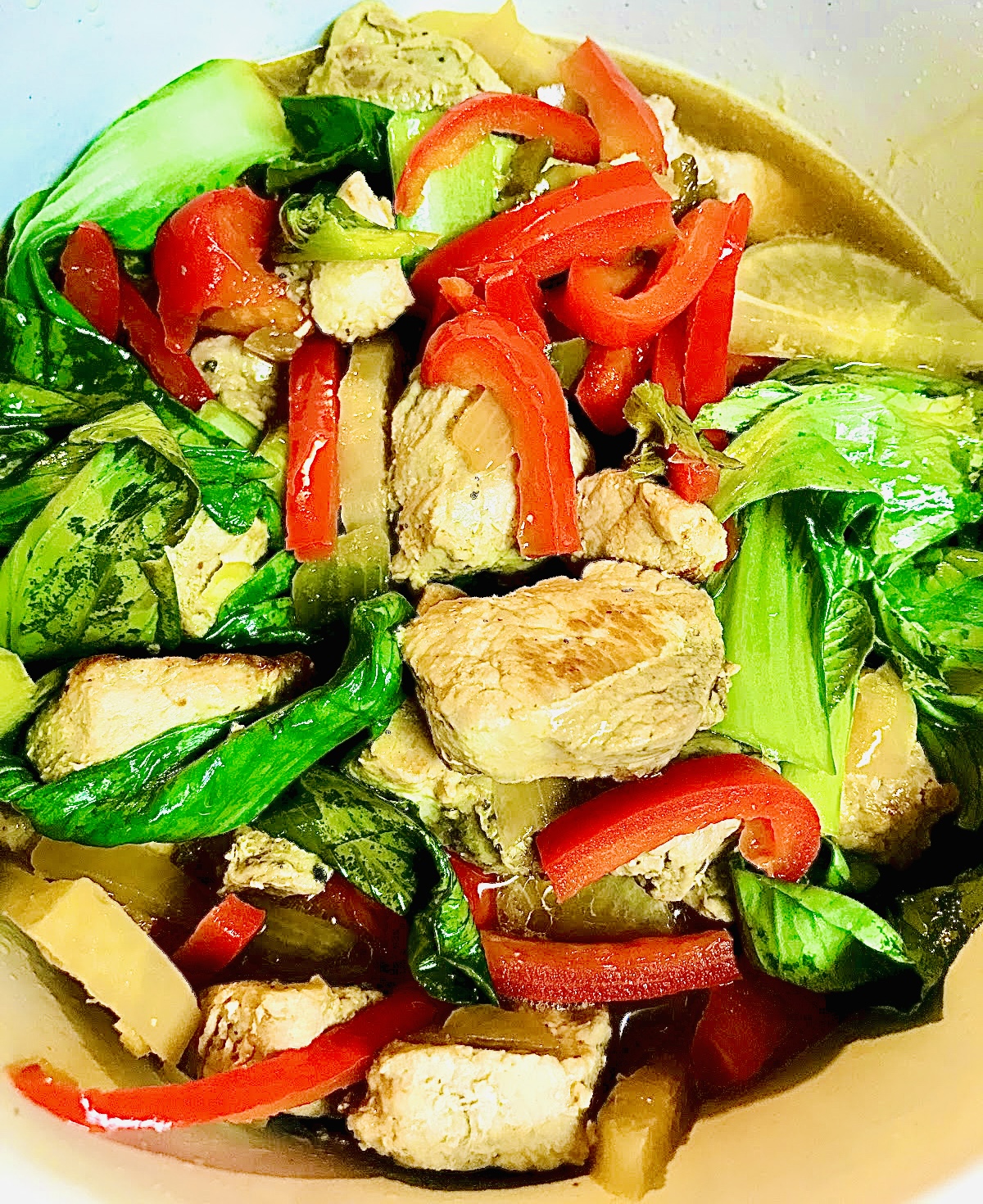 The Hirshon Bhutanese Phaksha Paa (Spicy Pork Belly With Vegetables ...